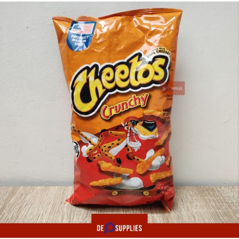 Jual Cheetos Crunchy Real Cheese 8oz - Snack Cheetoz Cheddar USA 226gr ...