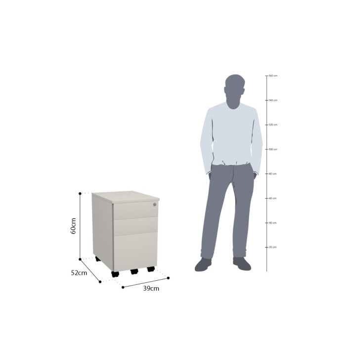 Jual INFORMA FILING CABINET METAL PEDESTAL - PUTIH | Shopee Indonesia