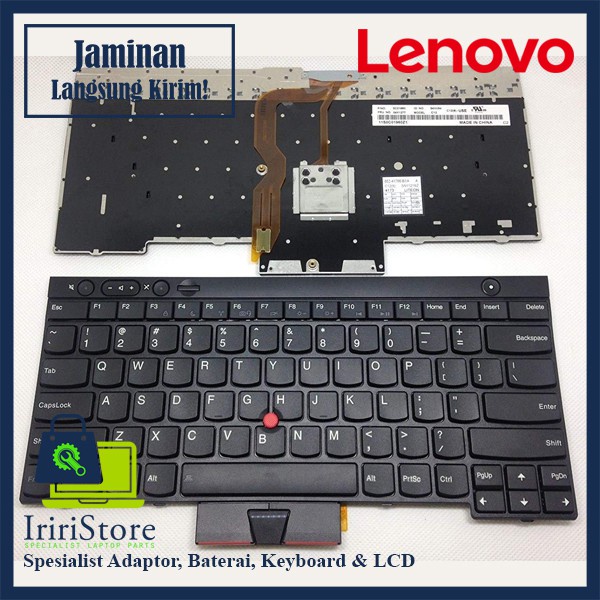 Jual KEYBOARD LAPTOP LENOVO THINKPAD T430 T530 L430 X230 W530 | Shopee ...