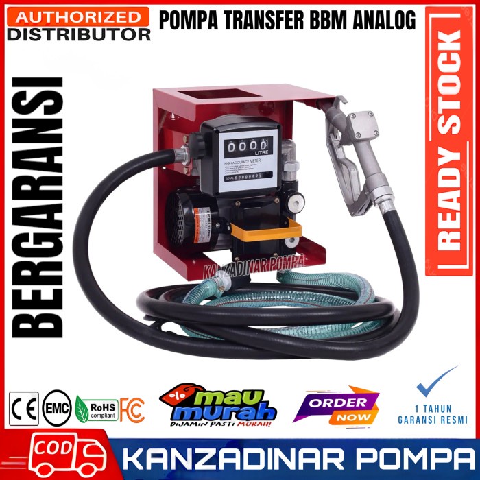 Jual Pompa solar Diesel Pump AC 220V 60 LPM Flow meter 4digit Lengkap ...