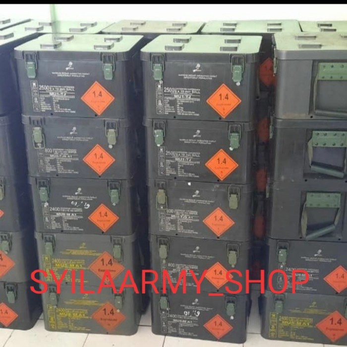 Jual KOTAK BOX PINDAD BEKAS MUNISI,KOTAK PELURU PLASTIK PINDAD ...