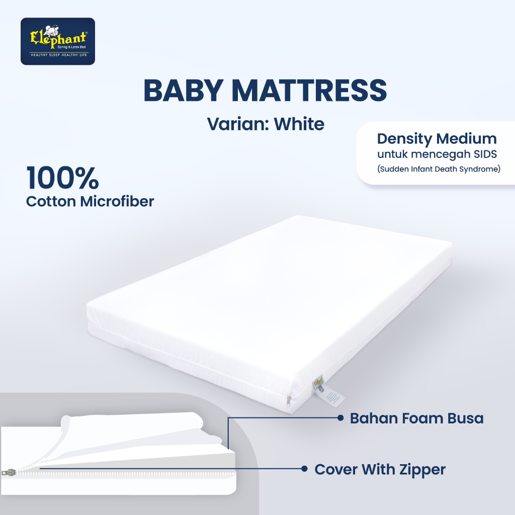 Jual Matras Baby BIG SIZE/ Kasur Busa Bayi / Foambed Babybox Elephant ...