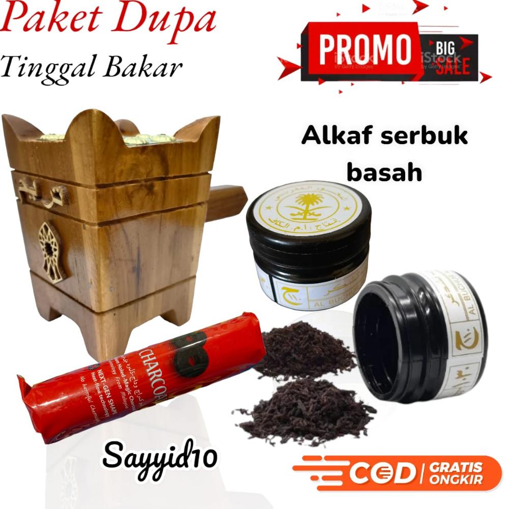 Jual COD satu paket Bukhur mabkhara arang Arab Madinah aroma magribi ...