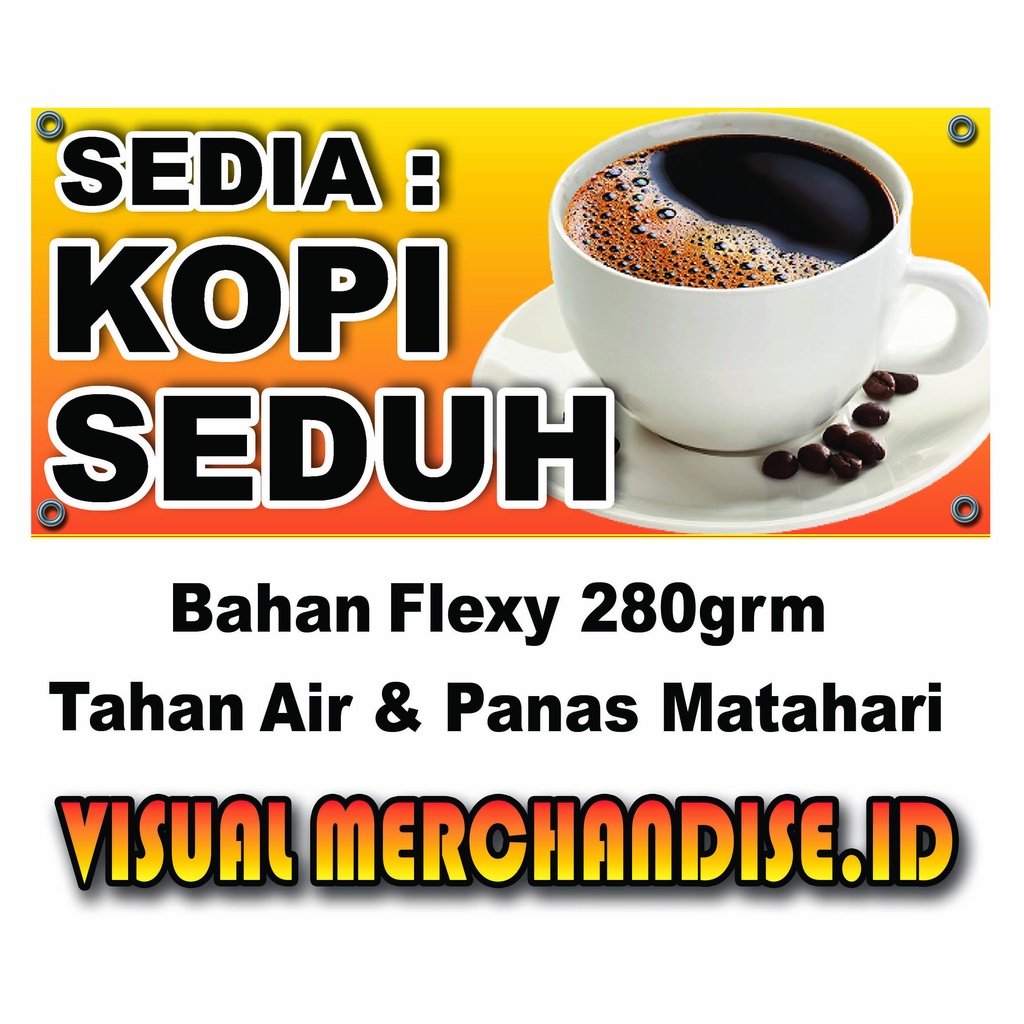 Jual Spanduk Kopi Seduh | Shopee Indonesia