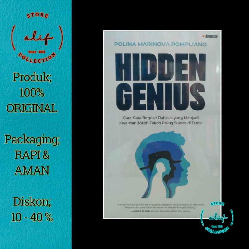 Jual HIDDEN GENIUS Cara-Cara Berfikir Rahasia yang Menjadi Tokoh-Tokoh Paling Sukses Di Dunia ...
