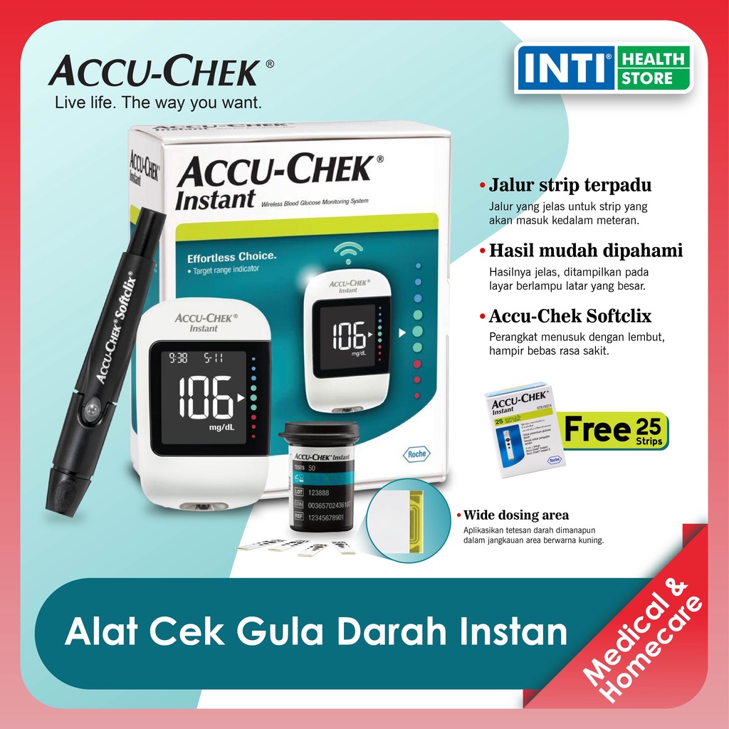 Jual Accu Chek | Alat Cek Gula Darah Instan | Accucheck by Roche ...