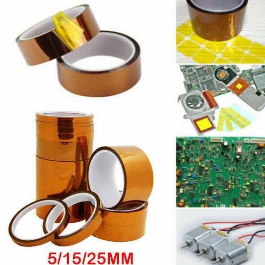 Jual NIKTO Lakban Isolasi Tahan Panas Kapton Polyimide Tape Soldering PCB | Shopee Indonesia