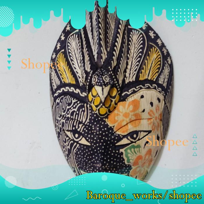 Jual TOPENG BATIK KAYU MERAK KECIL HIASAN RUMAH THE BEST SELLER ...