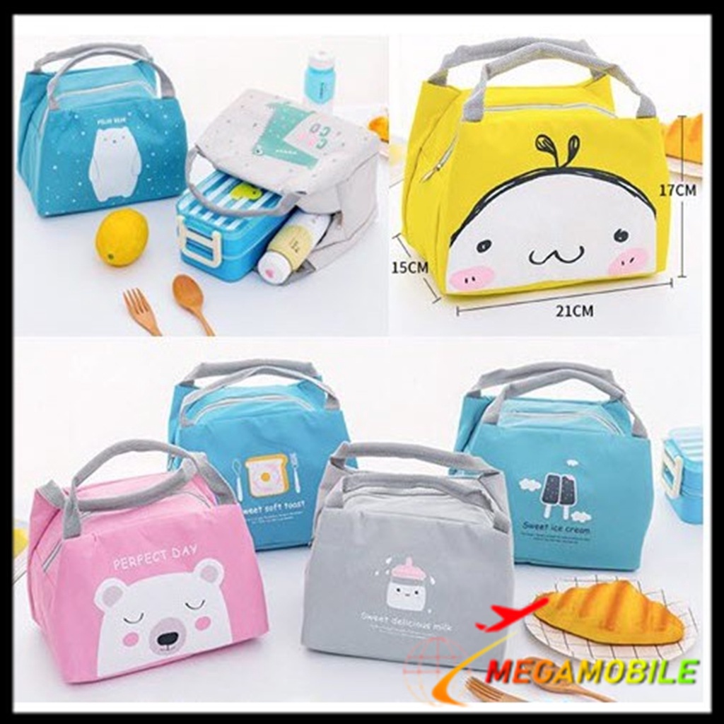 Jual MM - Tas Bekal Karakter Lunch Bag Cooler Makanan Anak Tas Lunch ...