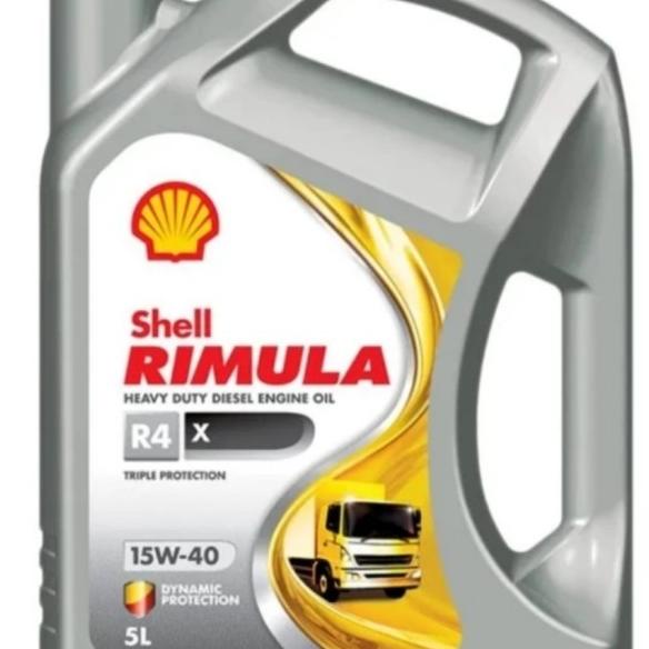 Jual Baru Oli Diesel / Oli Mobil / Oli Mesin SHELL RIMULA R4X 15W-40 @5 ...