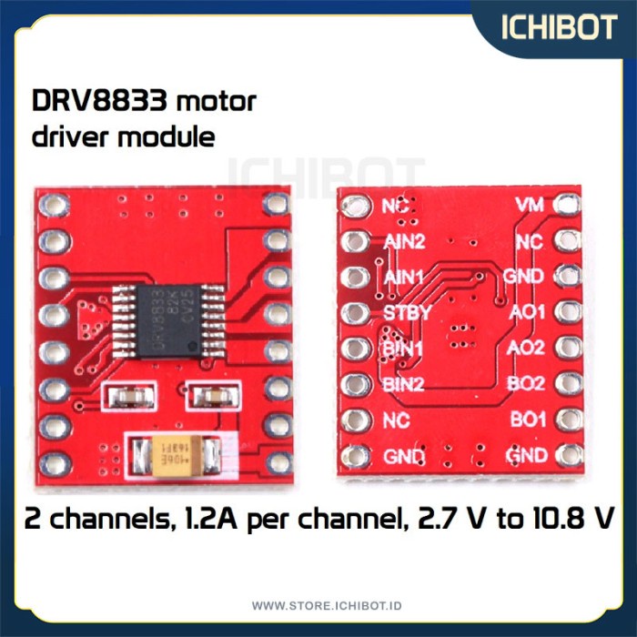 Jual Dual Driver Motor DC DRV8833 1.5A 2 Channel DRV 8833 | Shopee ...