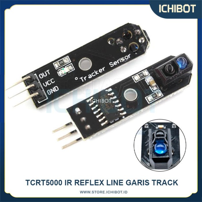 Jual Sensor Infrared Line Tracking TCRT 5000 Sensor Garis - PCB Hitam | Shopee Indonesia