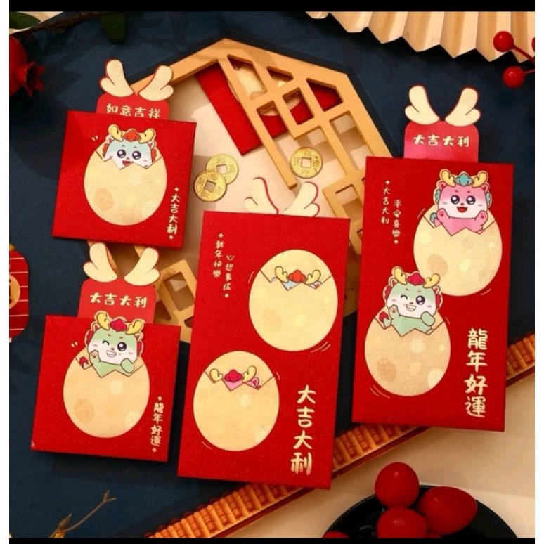 Jual Angpao Pull Up / Angpao Tarik Imlek Naga Terbaru Tahun 2024 ...