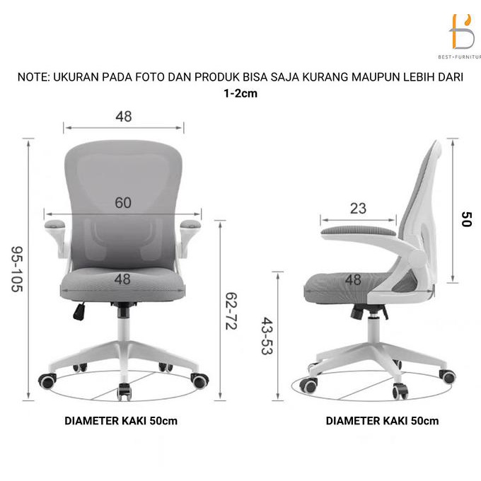 Jual Best Kursi Staf Kursi Putar Roda Kursi Kantor Kursi Belajar ...