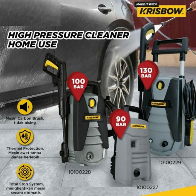 Jual Mesin Cuci Steam Mobil & Motor Krisbow High Pressure 100 Bar ...