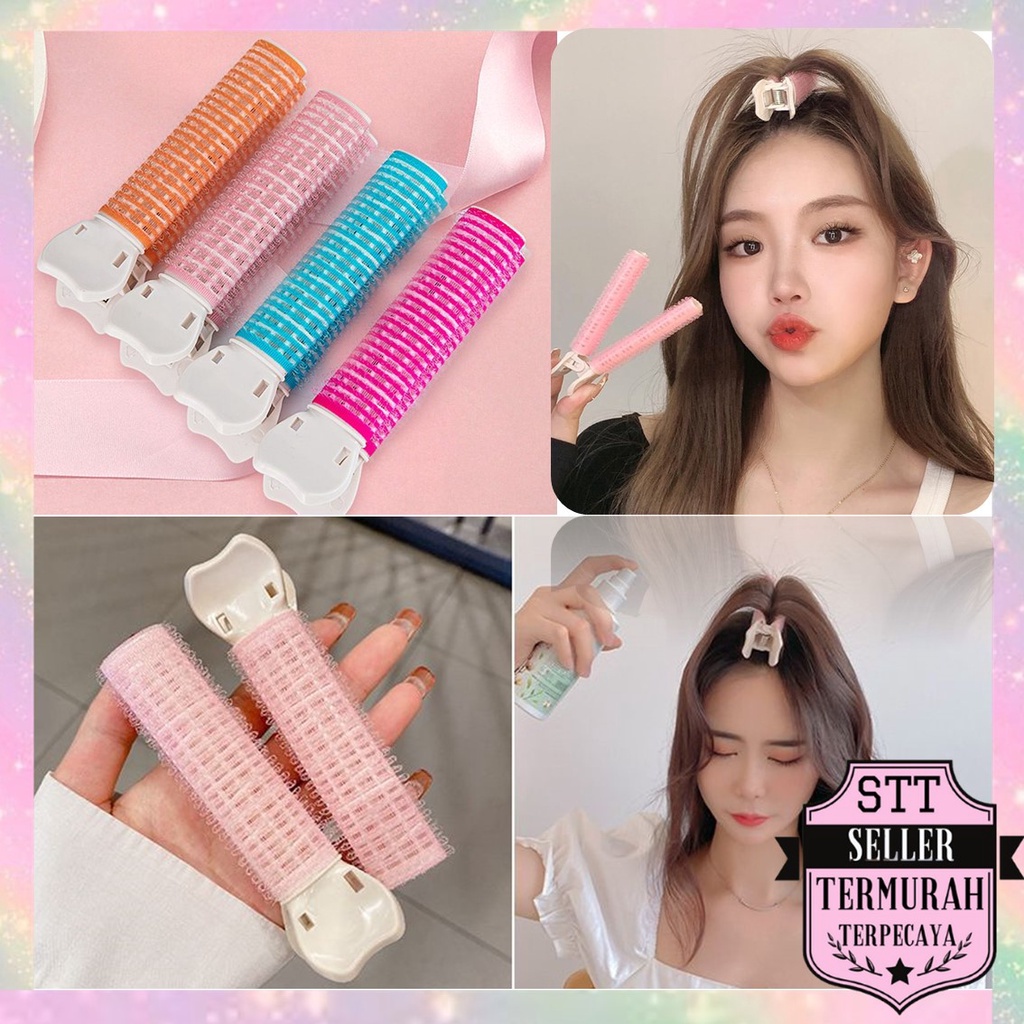 Jual STT Roll Rambut Jepit Korea Velcro Hair Gulung Jepitan Clip ...