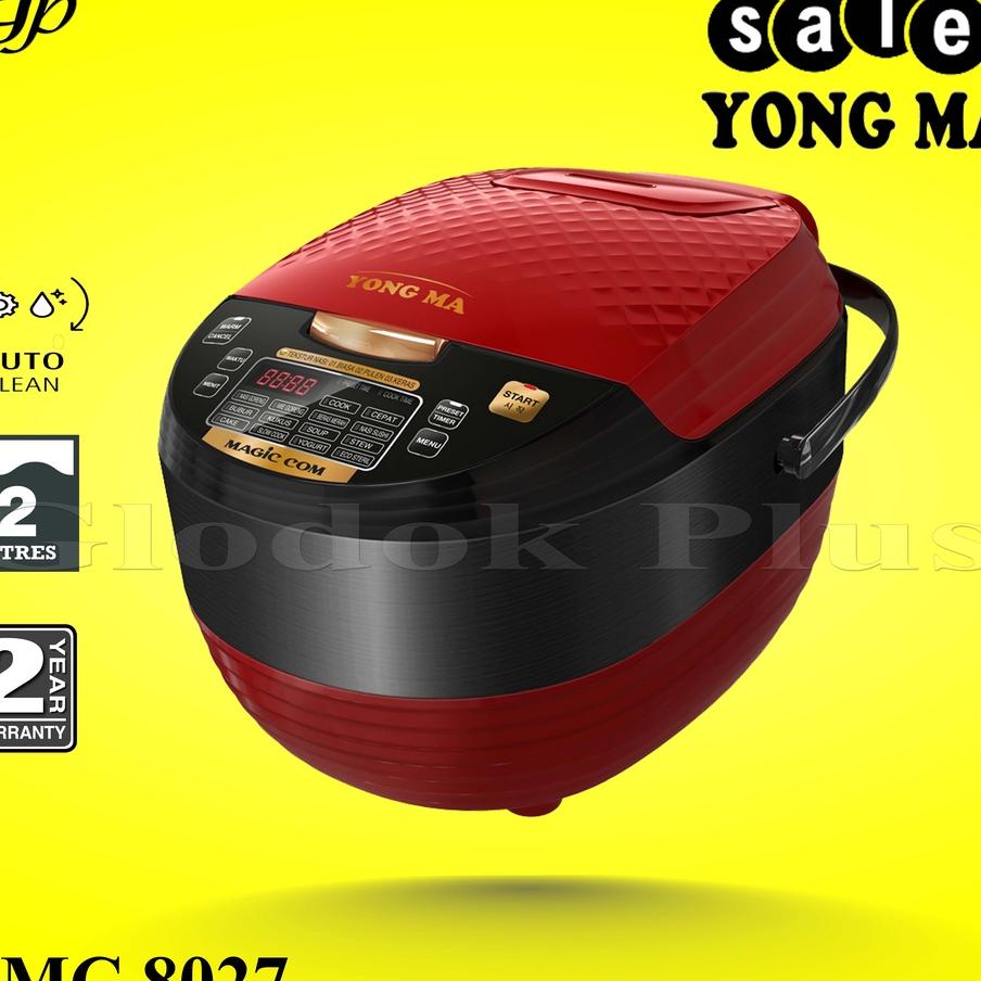 Jual Yong Ma Smc 8027 Rice Cooker 2 Liter I Magic Com Smc8027 Yongma ...