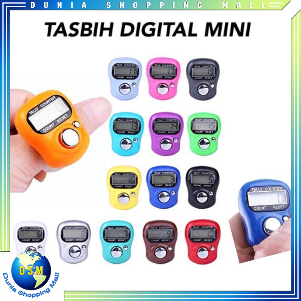 Jual DSM TASBIH DIGITAL MINI Alat Hitung Elektronik Finger Tally ...