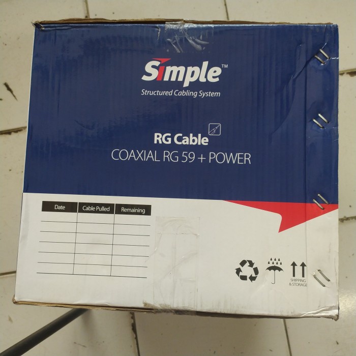 Jual Kabel Cctv Ls Rg59+Power Ls Cable&System Rg59-S-Cd-X-Wh-S ...