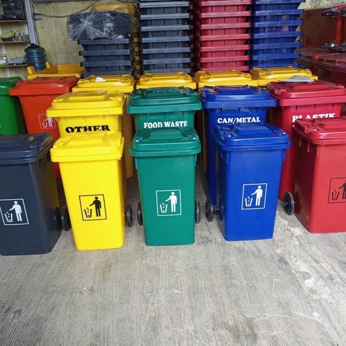 Jual Tempat Sampah Besar 100 Liter + Roda / Tong Sampah Roda Tebal&Kuat ...