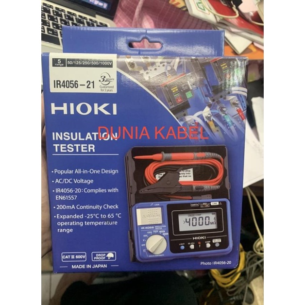 Jual Insulation Tester Megger HIOKI IR4056-21 |Alat Tes Insulasi Promo ...