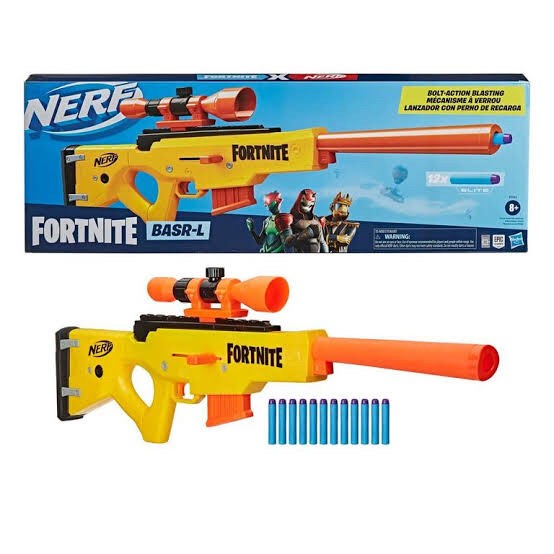 Jual Nerf Fortnite Basrl Basr-L Bolt Action Sniper - Nerf Gun Sniper ...