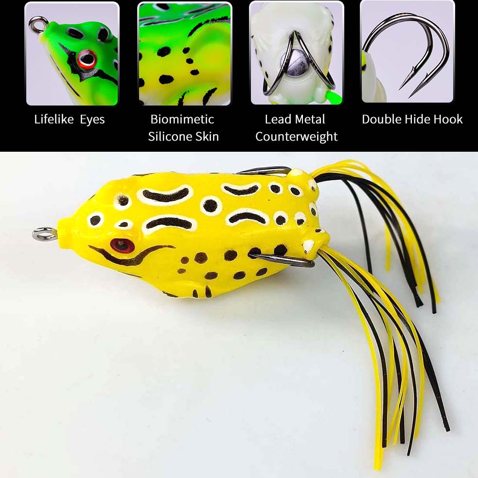 Jual Umpan Pancing Silikon Bentuk Kodok 12g / Umpan Kodok Umpan Pancing ...