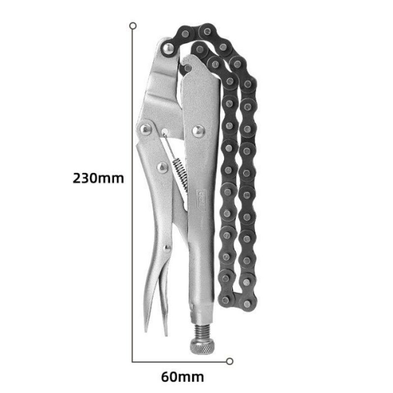 Jual Deli Tang Buaya Rantai 10 inch/Chain Clamp Locking Plier EDL20018 ...