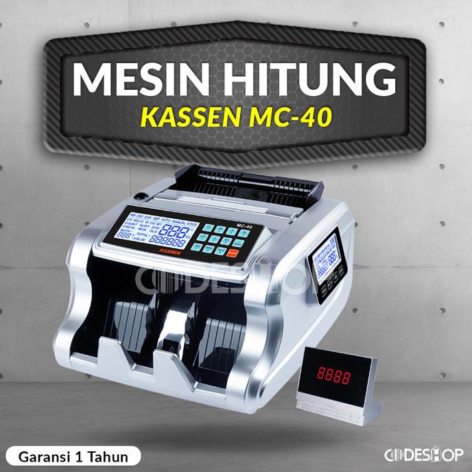Jual Alat Penghitung Uang Bank Kassen MC-40 Mesin Hitung Uang MC40 | Shopee Indonesia