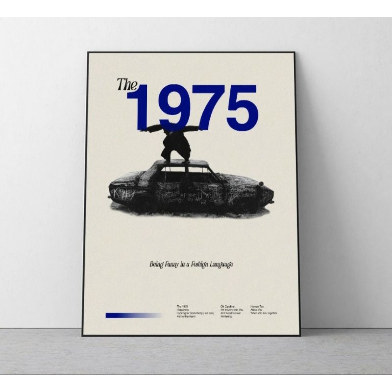 Jual poster 1975 + frame A3 | Shopee Indonesia