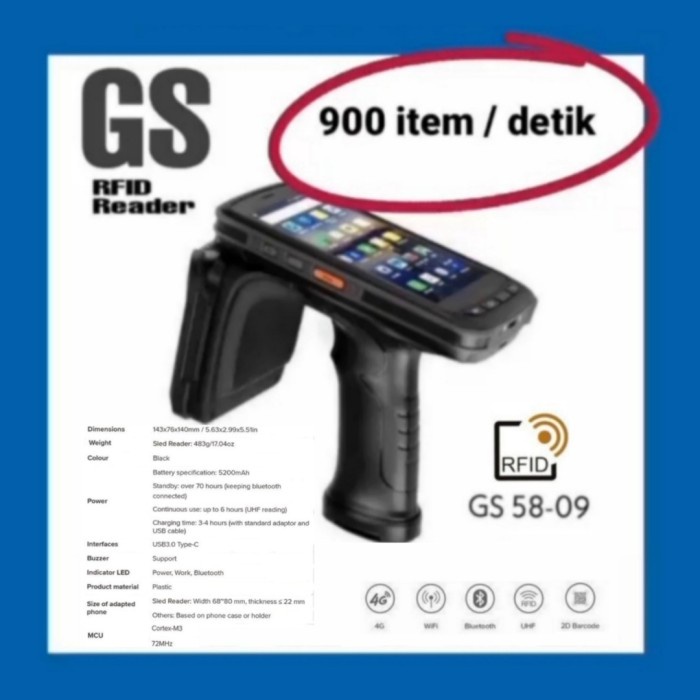 Jual RFID Reader Handheld UHF RFID Reader UHF Android RFID reader ... Jual RFID Reader Handheld UHF RFID Reader UHF Android RFID reader ...