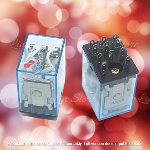 Jual Relay MY3 HH53P MY3NJ 11P 11 Pin Micro Mini DC 12V 24V 110V 220V | Shopee Indonesia