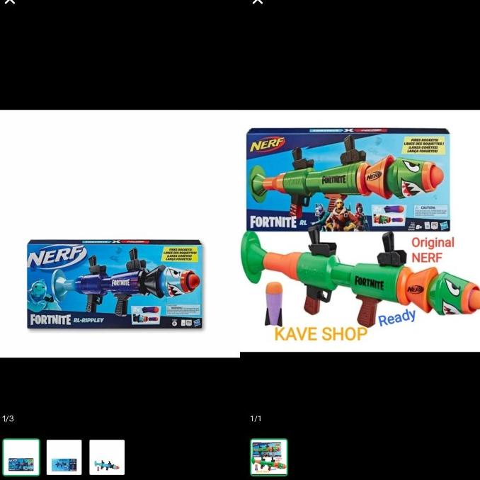 Jual Nerf Fortnite RL Blaster Fires Foam Rockets | Shopee Indonesia