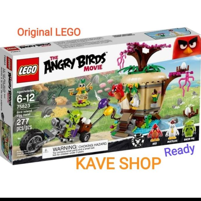 Jual Lego 75823 Angry Birds : Bird Island Egg Heist | Shopee Indonesia