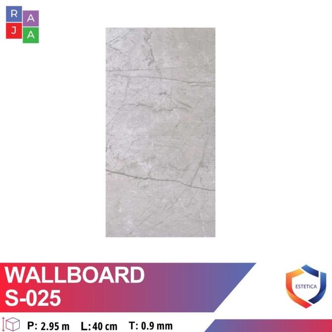 Jual Wallboard PVC / Dinding PVC Motif Marmer Panjang 2,9 Meter per ...