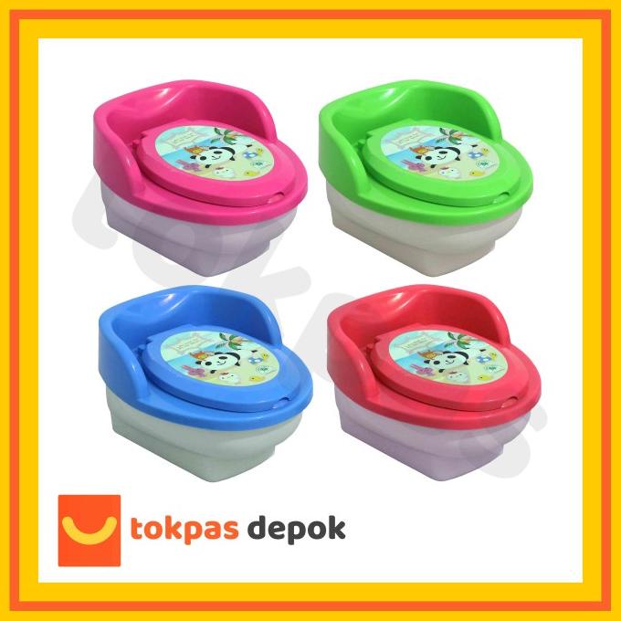 Jual Pispot Anak 6 L Green Leaf 5109 Potty Training Seat Closet Duduk ...