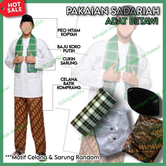 Jual Baju Sadariah Betawi Setelan Dewasa Baju Sodariah Betawi Tempo ...