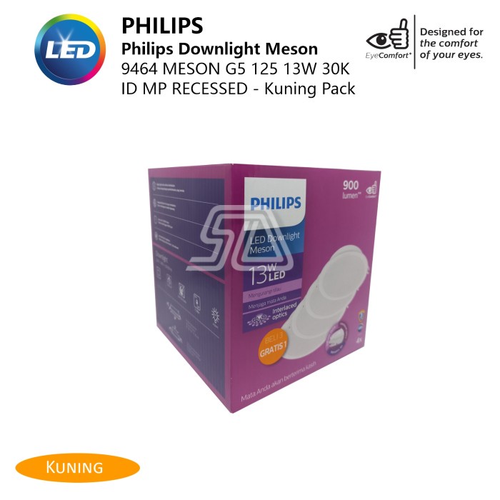 Jual Downlight LED Philips 59464 MESON G5 125 13W 30K ID RECESSED Pack | Shopee Indonesia