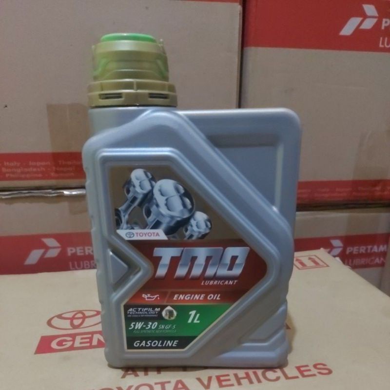 Jual OLI MOBIL TOYOTA TMO ENGINE OIL 5W-30 SN GF-5 FULL SYNTHETIC ...