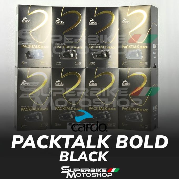 Jual Packtalk BLACK Edition Intercom Cardo JBL | Shopee Indonesia
