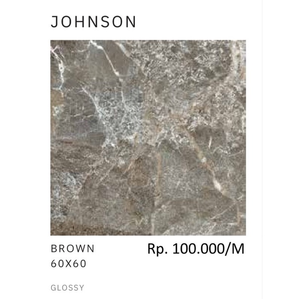 Jual Keramik Glossy Motif Marbel Coklat Jhonson Ukuran 60x60 By ...