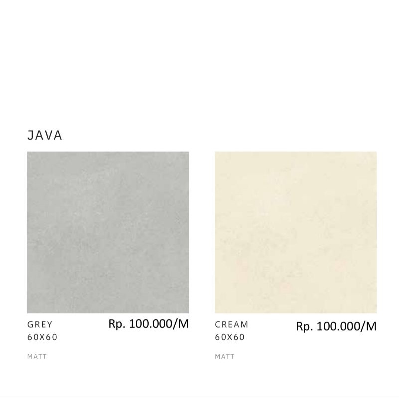 Jual Keramik Matt Motif Cemento Abu/Cream Java Ukuran 60x60 By Platinum ...