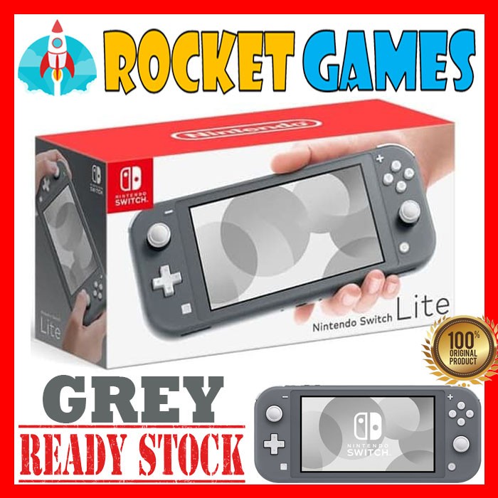 Jual Nintendo Switch Lite Grey Color | Shopee Indonesia