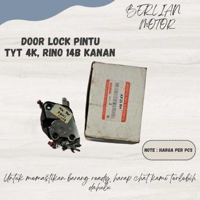 Jual DOOR LOCK PINTU TOYOTA 4K, DYNA 14B KANAN 1401 | Shopee Indonesia