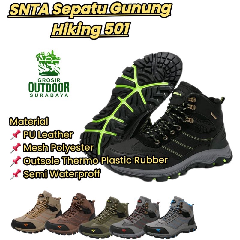 Jual SNTA Sepatu Gunung Hiking Tipe 501 ada juga tipe 505 terbaru ...