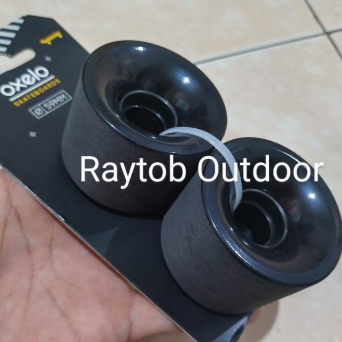 Jual Roda Skateboard 59mm YAMBA CRUISER WHEELS 1 Set 2 Pc Oxelo ...