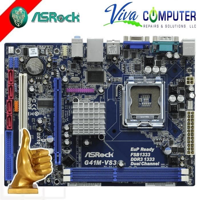 Jual Motherboard Mobo Asrock G41 DDR3 LGA775 | Shopee Indonesia