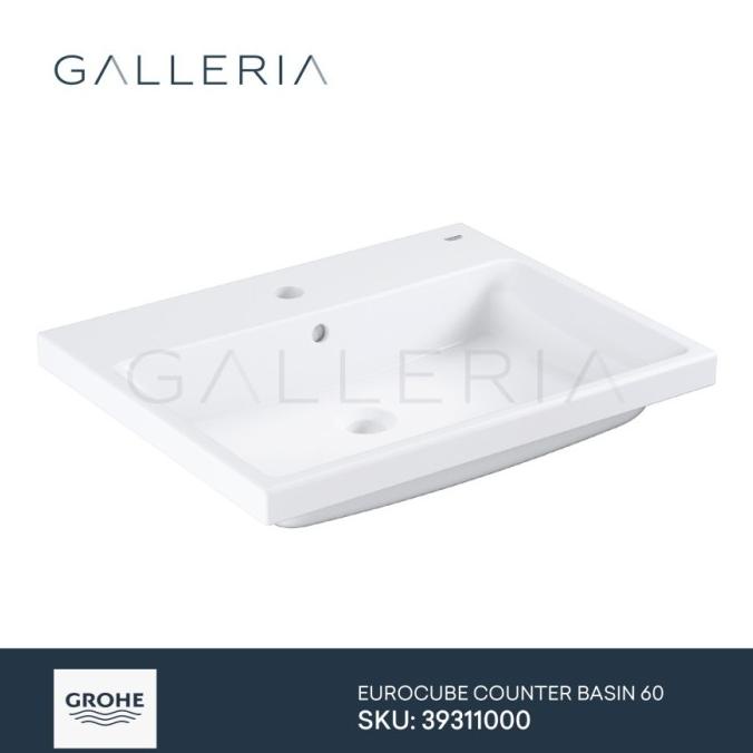 Jual Produk Terbaik] Grohe 39311000- Eurocube Conter Basin Built-In 60 ...