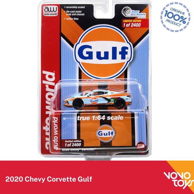 Jual Autoworld 1/64 2020 Chevy Corvette Gulf Auto World | Shopee Indonesia