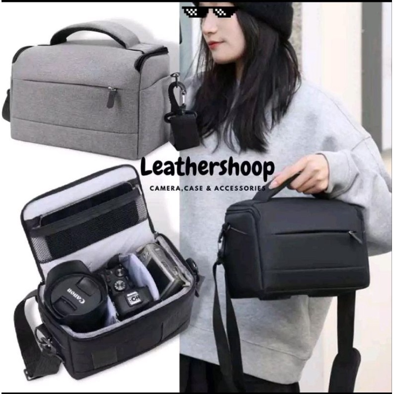 Jual Tas Selempang Camera Tas Keren Tebal Elegan Polos | Shopee Indonesia